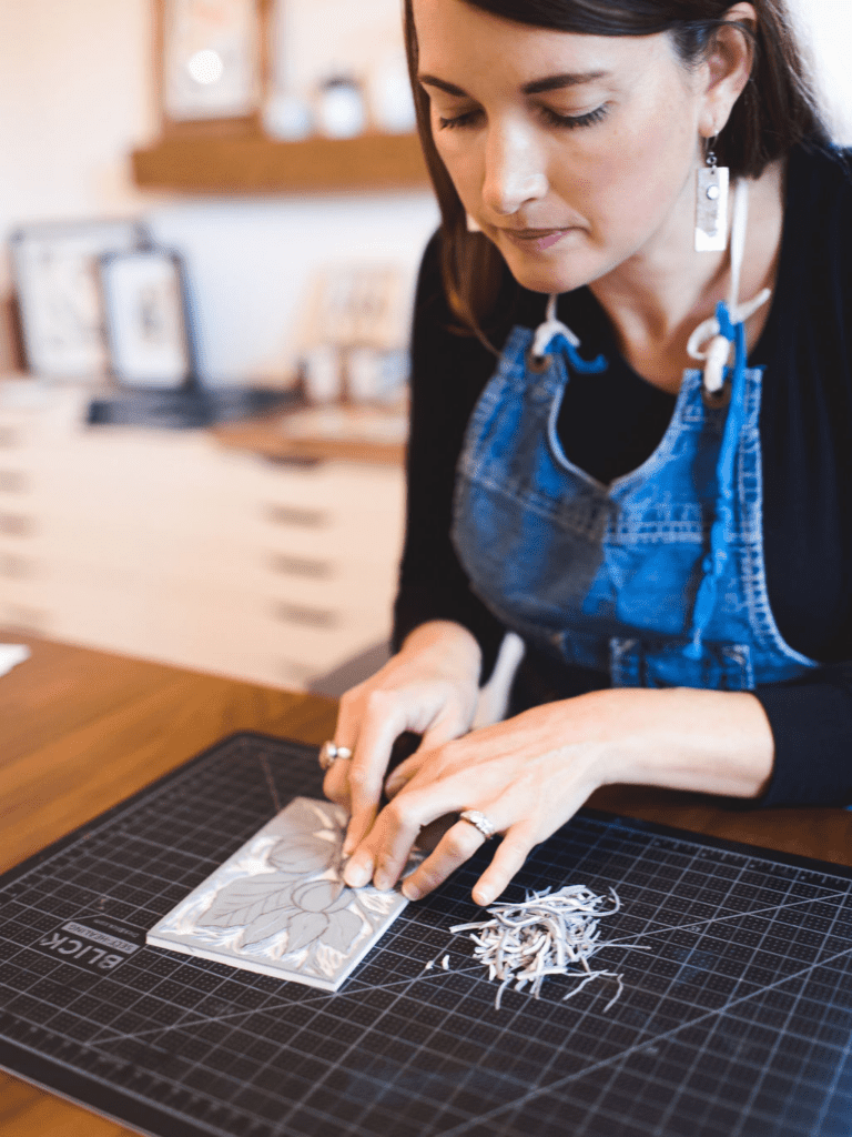 Block Printing Process – Sarah Hess Prints